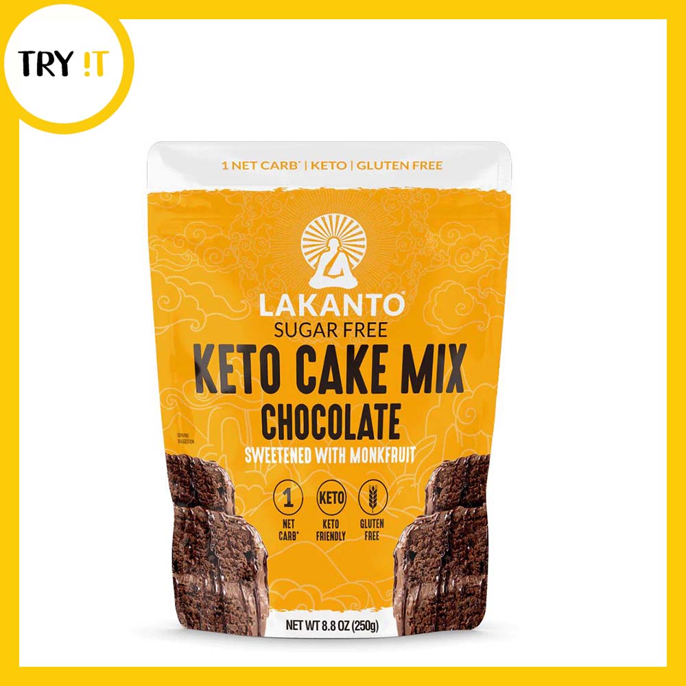 Lakanto Suger Free Keto Cake Mix Vanilla 250 gm – Try It Store